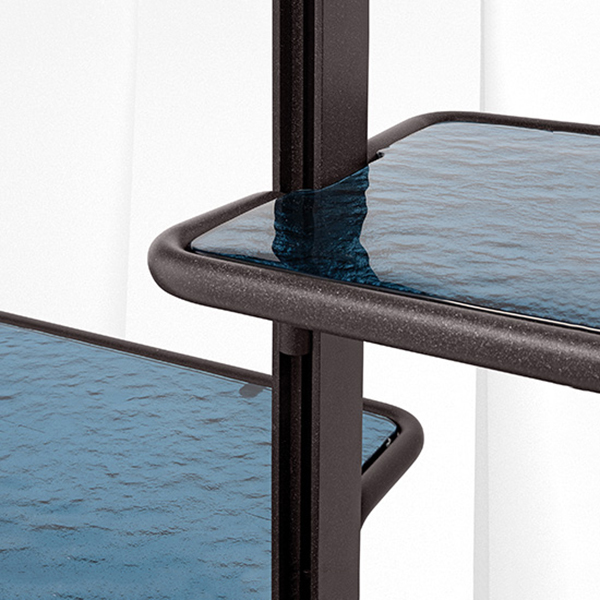 Модел Roxanne. Arketipo, Италия. Луксозна италианска библиотека с метална рамка и рафтове от ...