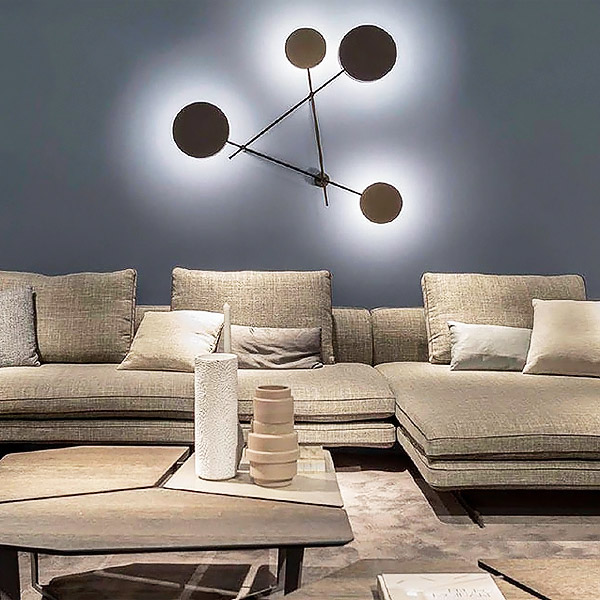 Модел Iride. Производител: Arketipo, Италия. Модерна италианска стенна лампа - аплик. Луксозно ...